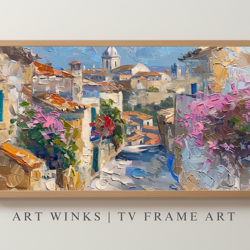Impasto Frame Tv Art - Etsy