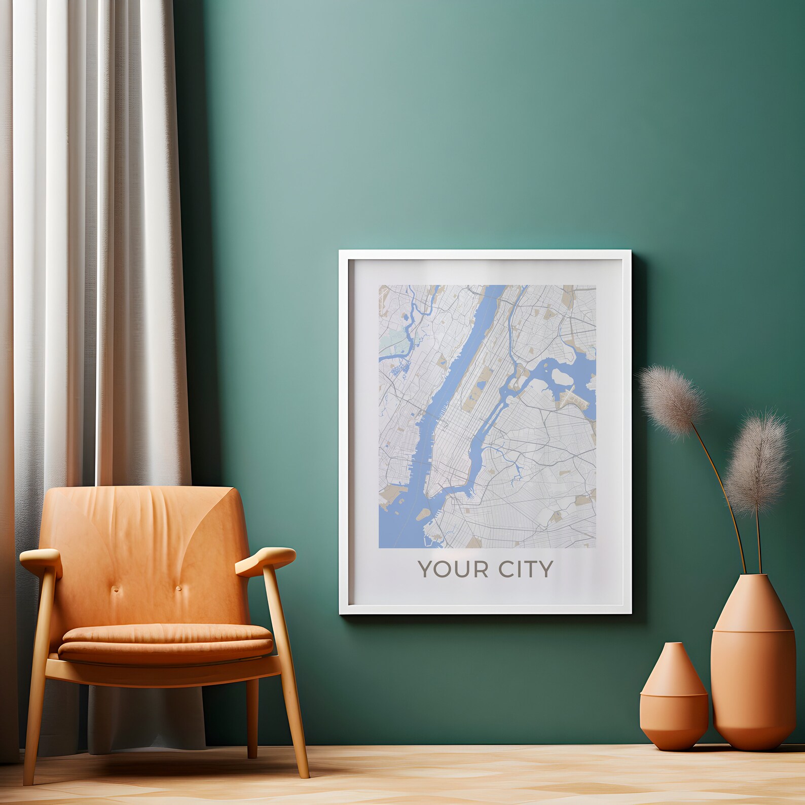 Custom City Map, Customized Map Wall Art, Custom Map Poster, Customized ...