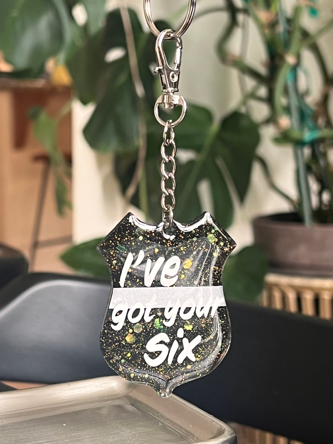 Thin Gray Line Keychain | Thin Grey Line Keychain | Corrections ...