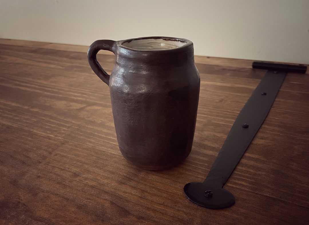 Paper Mache Primitive Jar, Repurposed Glass Jar, Primitive Home Decor ...