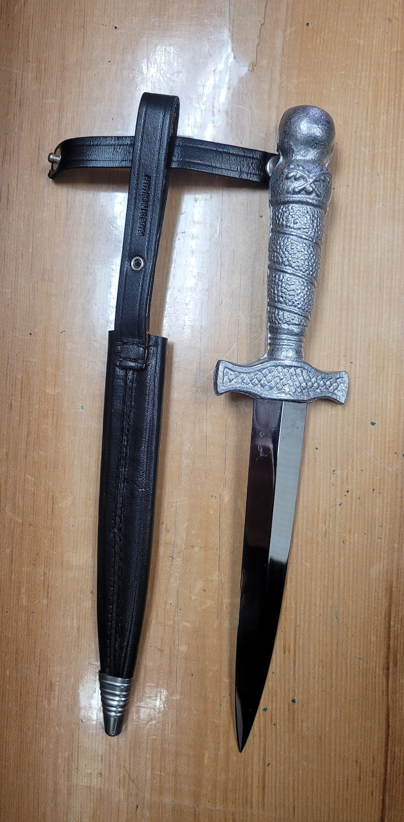 Brand New Vintage Solingen Dagger With Skullhead Handle Made in Germany ...