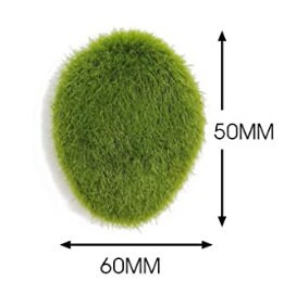 Artificial Moss Rocks Decorative, Moss Stones, Green Moss Covered ...