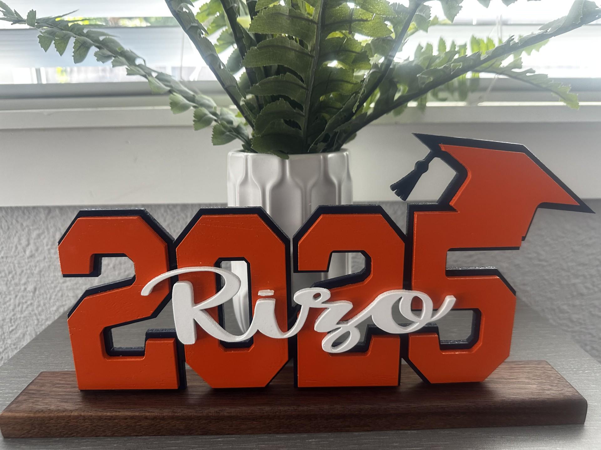 2025 Graduation Stand School Color Senior Gift - Etsy