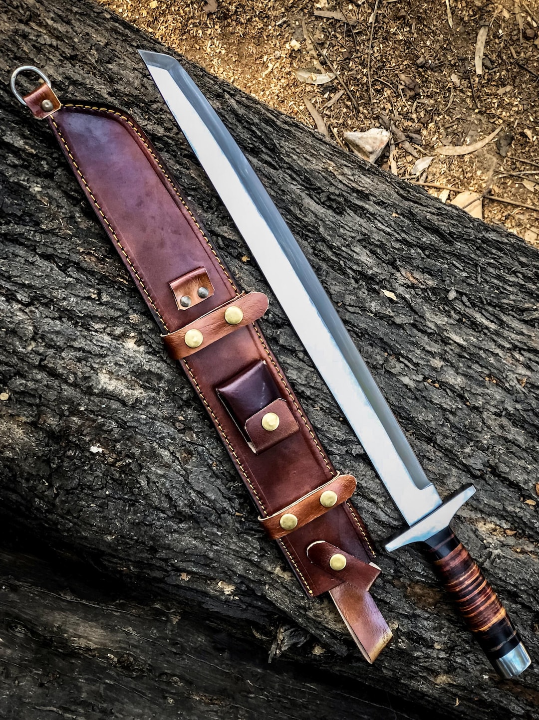 Viking Seax Sword, Viking Sword Handmade Dagger With Sheath Cosplay ...