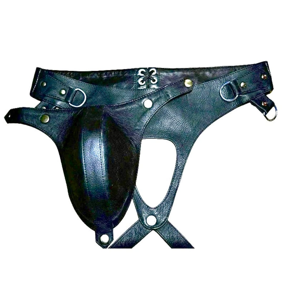 Original Leather Jock Strap Gay Leather Thong Slip String Lederhosen ...