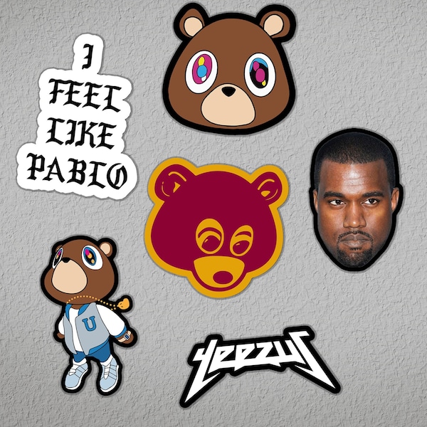 Kanye West Sticker - Etsy