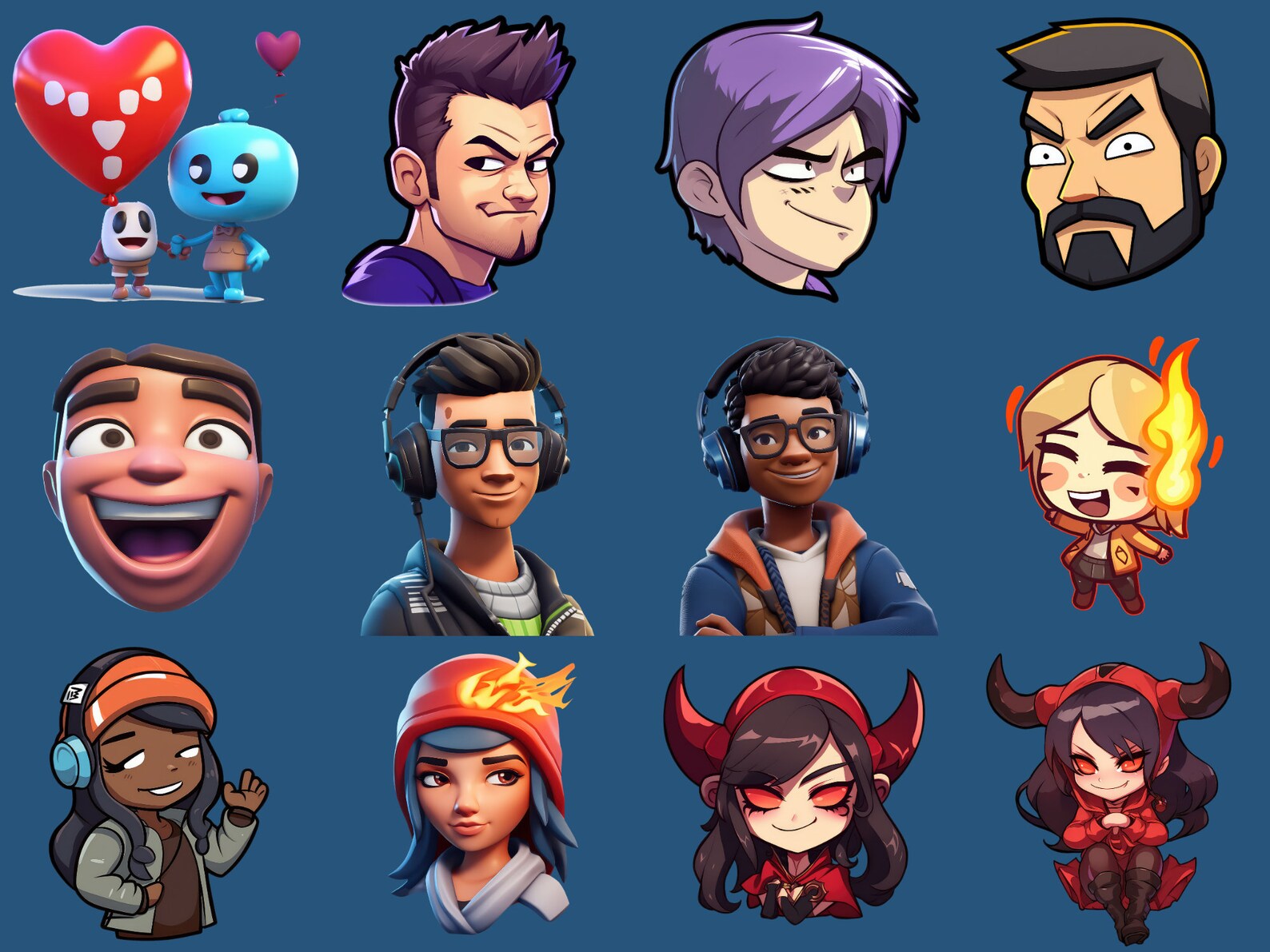 53 Random Twitch Discord Emotes Devil Emote Vampire Emote Random Emote ...