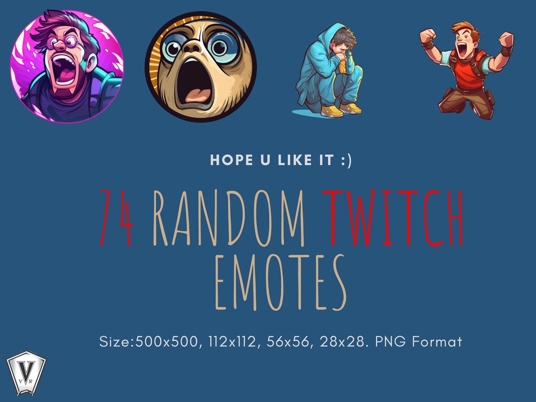 74 Random Twitch Emotes Feelsbadman Kappa Anger Face Kreygasm Chibi ...