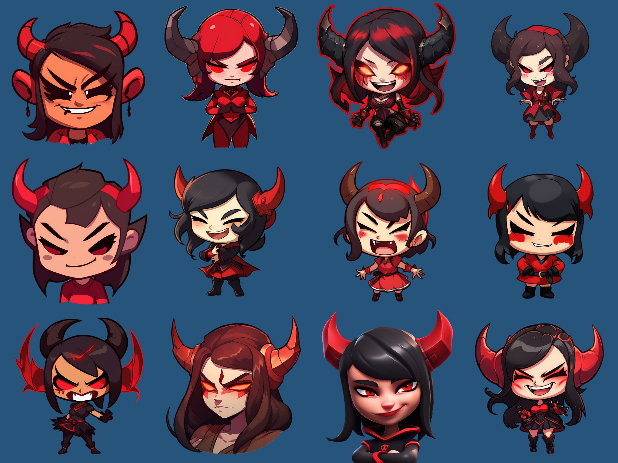 53 Random Twitch Discord Emotes Devil Emote Vampire Emote Random Emote ...