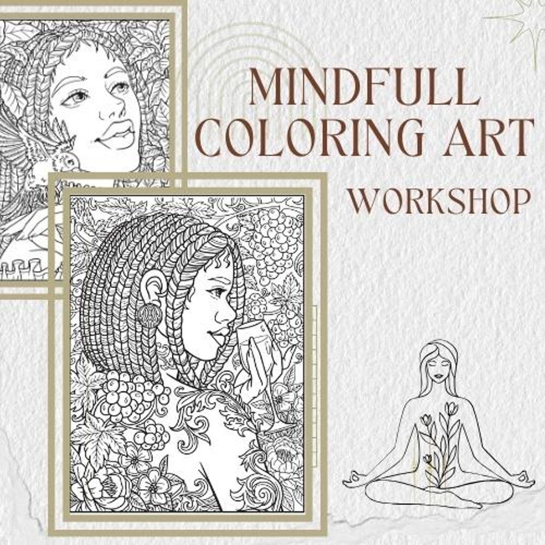 Empowerment Mandala & Mindful Coloring Pages Printable PDF With ...