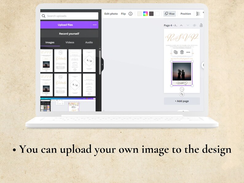 Editable Electronic Wedding Invitation, Digital Wedding Invitation, E ...