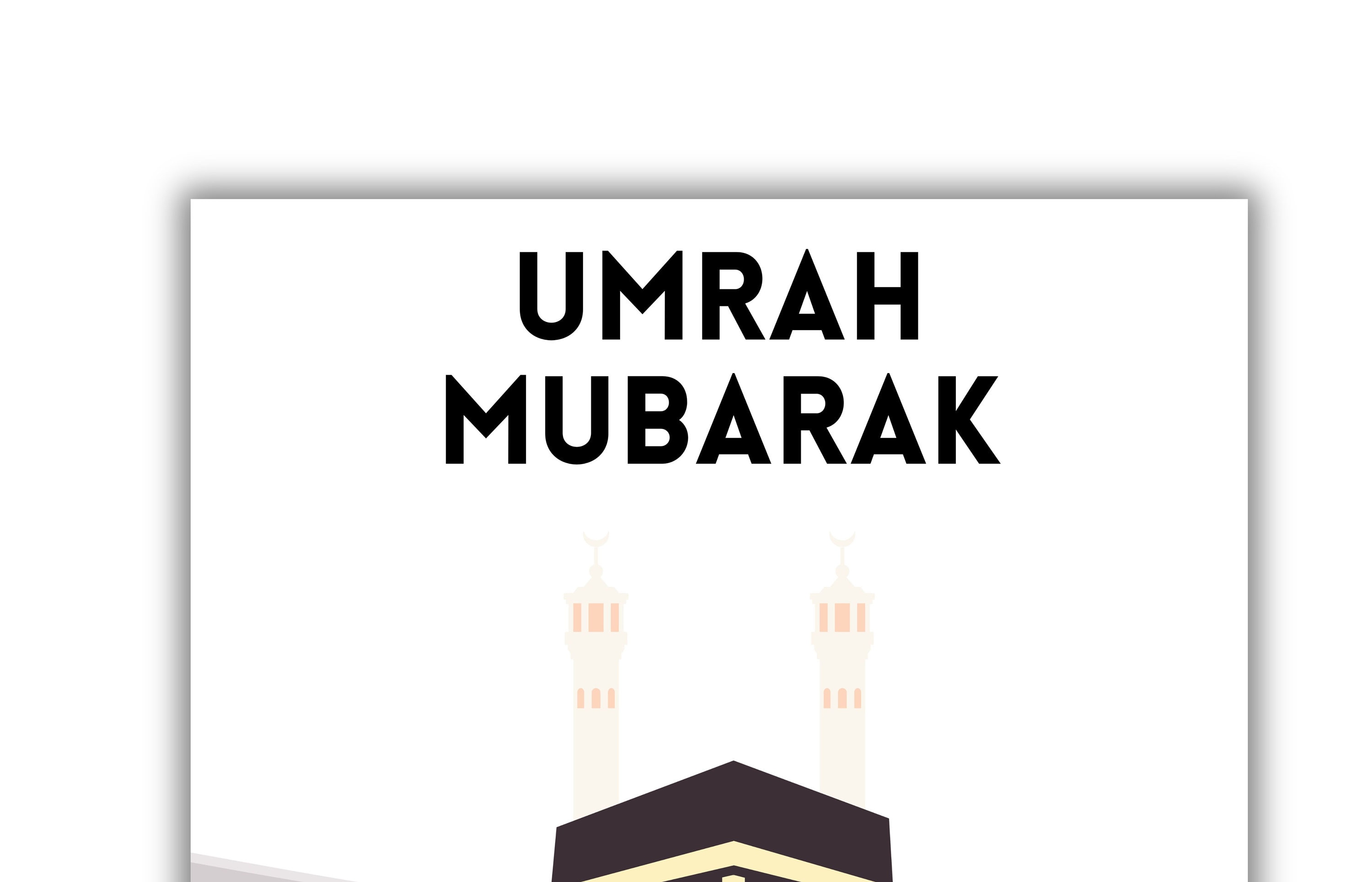 Personalized Couple Umrah Mubarak Template, Umrah Gift, Digital Print ...