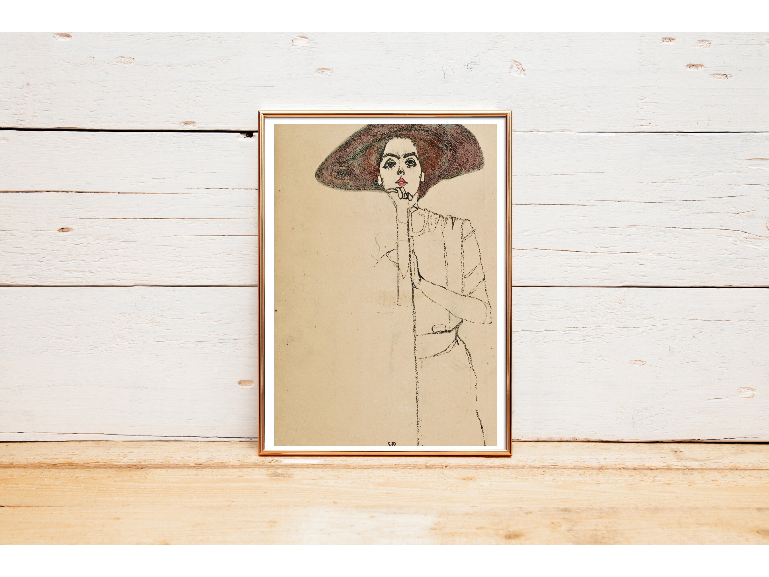 Vintage Women Portrait Set Of 3 Remastered Form The Original Artwork