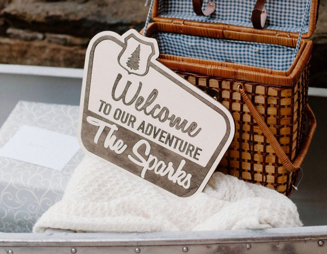 National Park Welcome Sign, NPS Family Name Sign, Adventure Sign ...