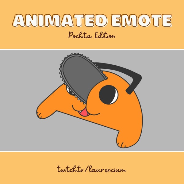Chainsaw Man Animated Emote - Etsy