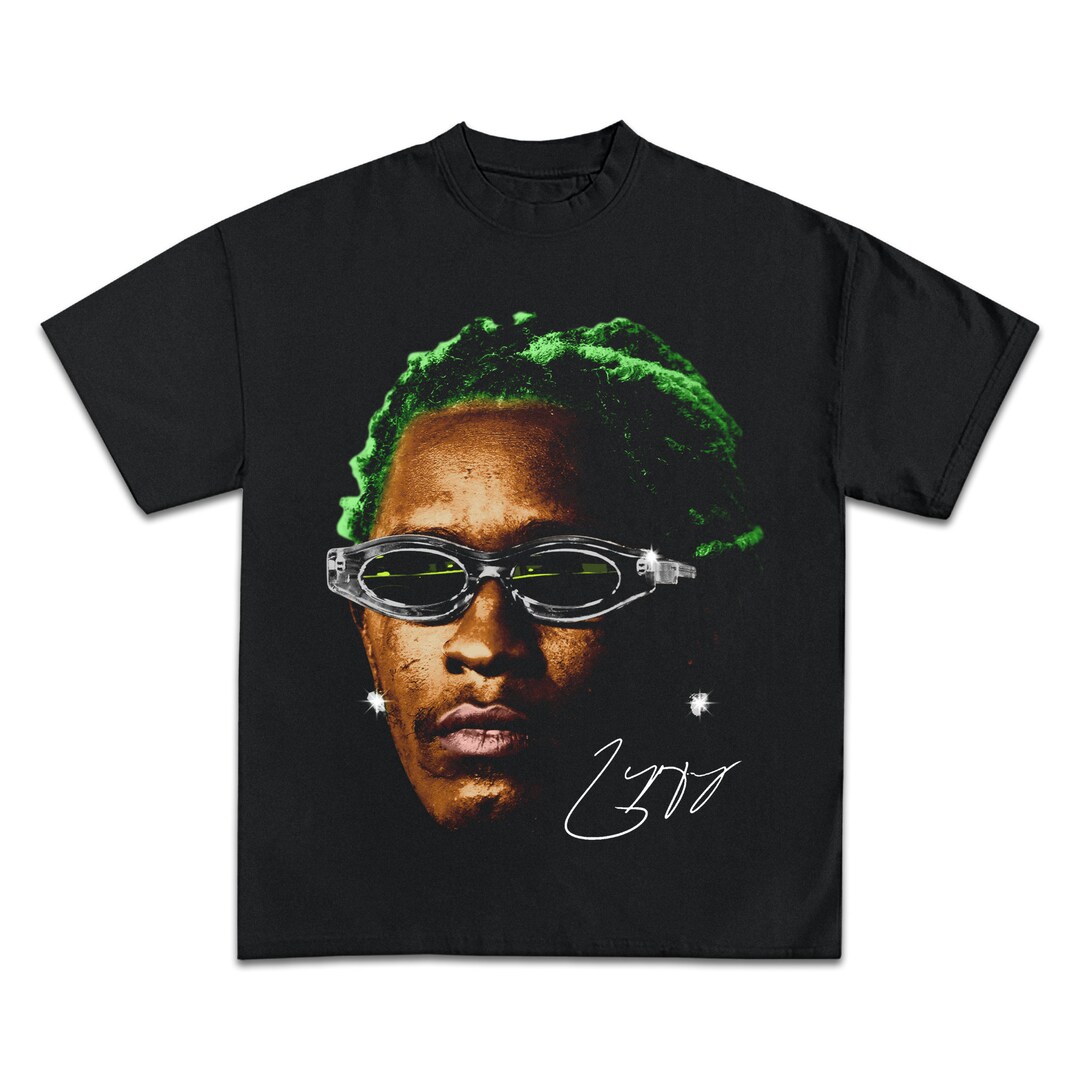 YOUNG THUG T-SHIRT Concert Merch Rap Tee Thugger Slime Season Gunna Ysl ...