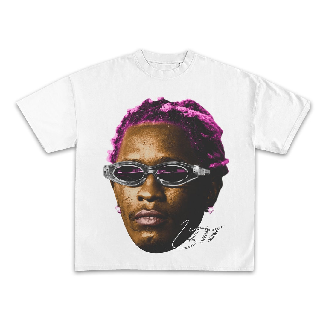 YOUNG THUG T-SHIRT Rap Tee Concert Merch Kanye Thugger Jeffrey Williams ...