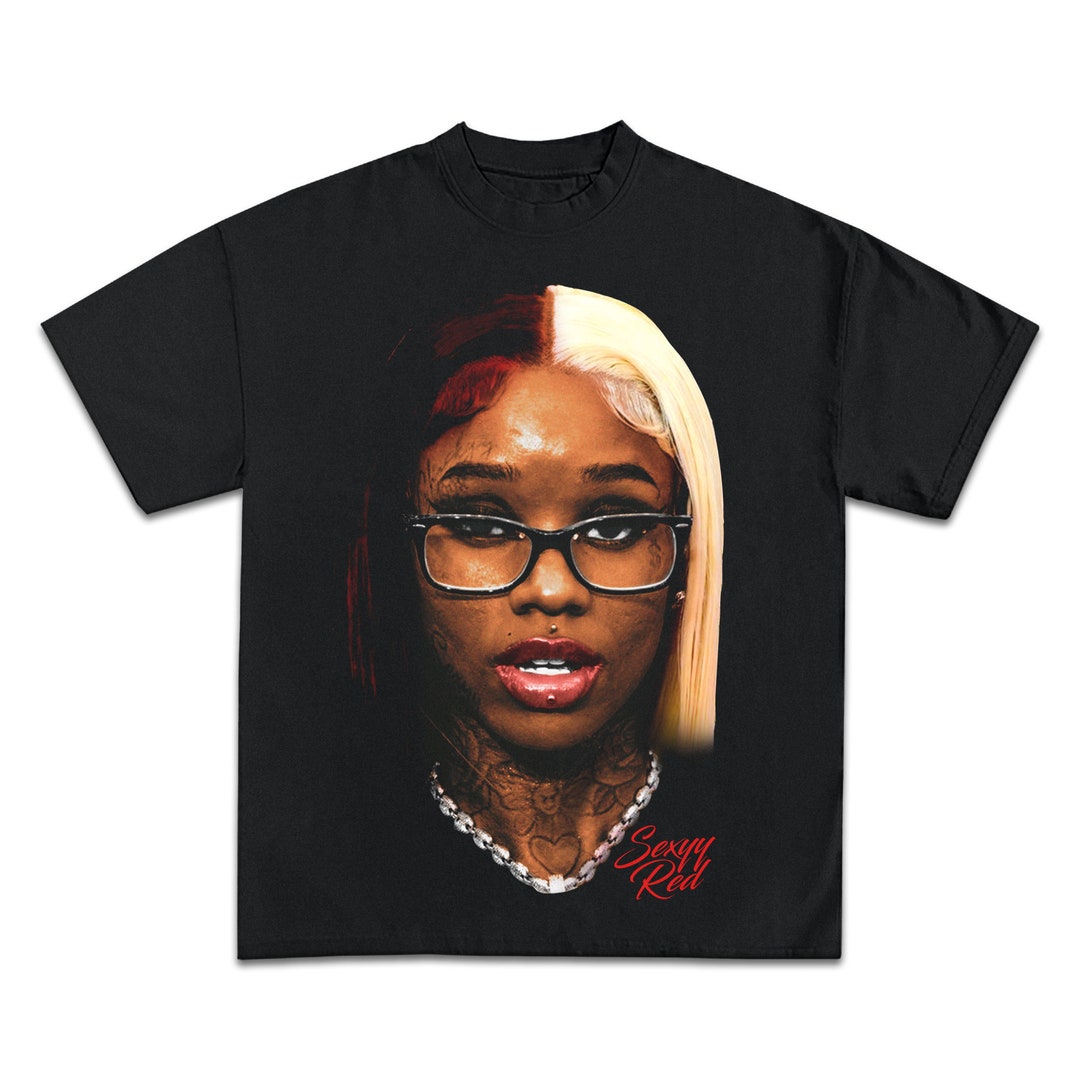Sexxy Red T Shirt Rare Rap Tee Album Tour Rich Merch Hip Hop Graphic Pound Town Drake Cardi B