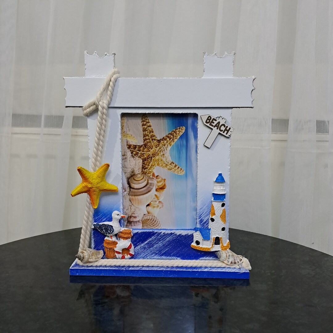 Marine Style Photo Frame Lighthouse Photo Frame Desktop Photo Frame for ...