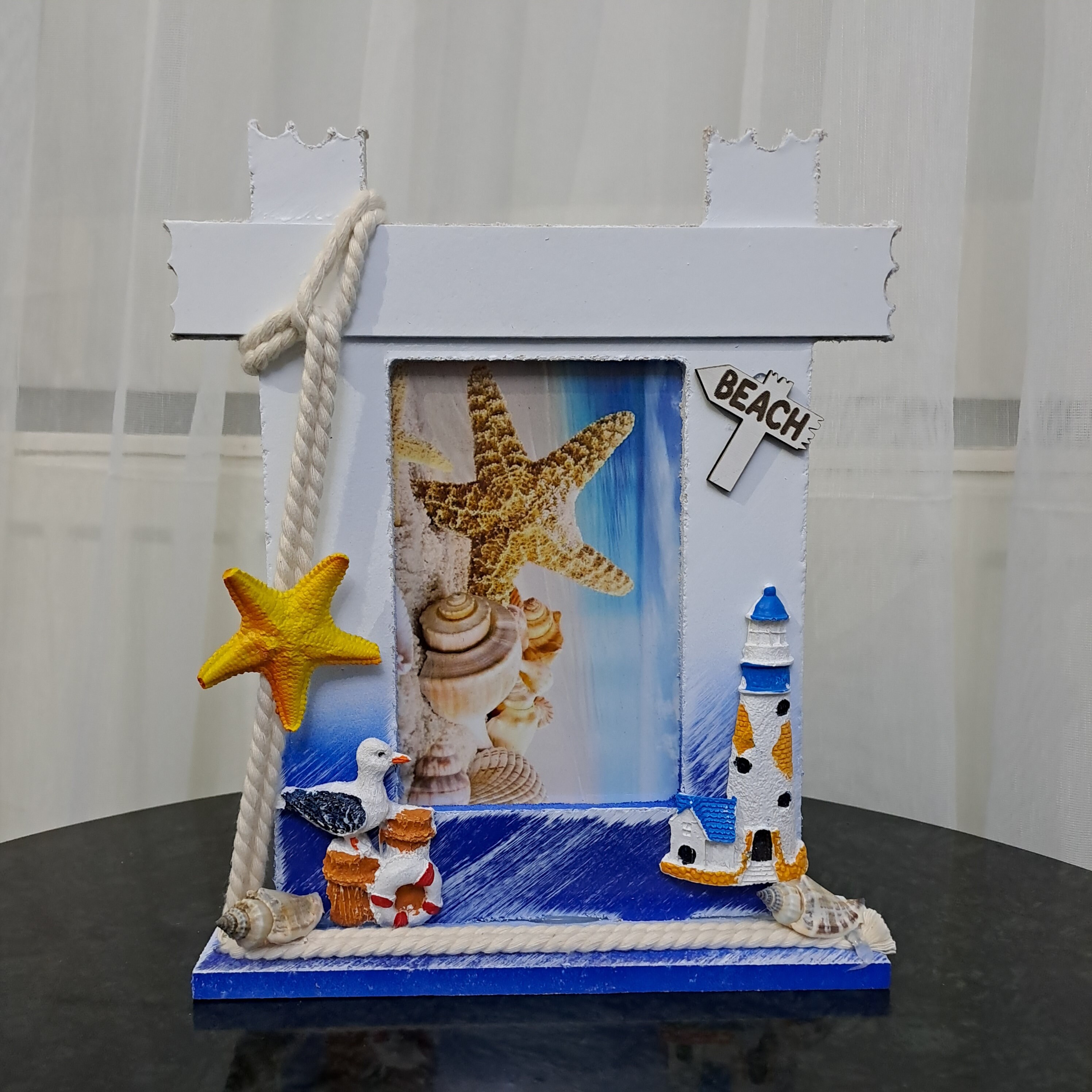 Marine Style Photo Frame Lighthouse Photo Frame Desktop Photo Frame for ...