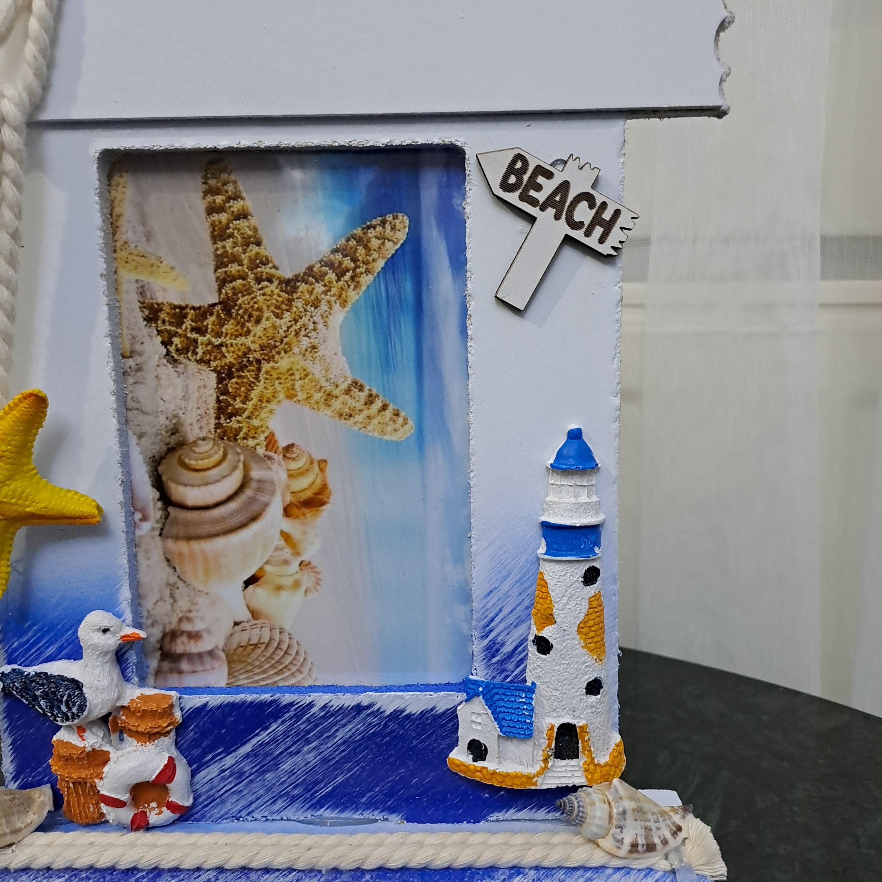 Marine Style Photo Frame Lighthouse Photo Frame Desktop Photo Frame for ...