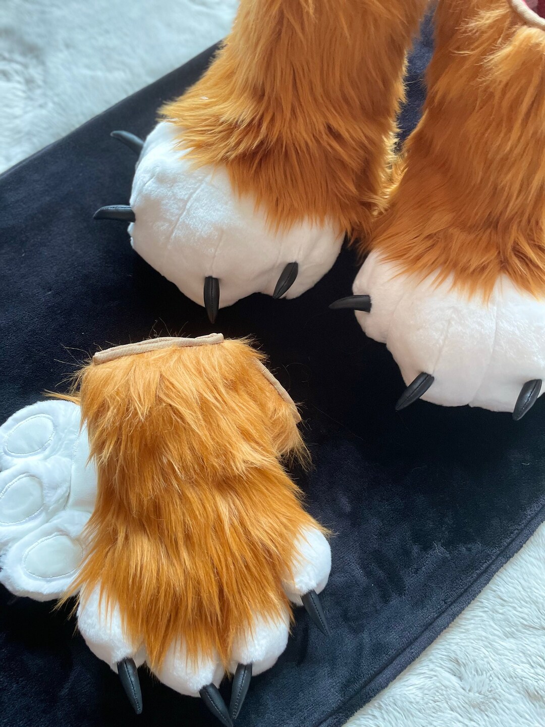 Furry Paws (hands AND Feet WITH CLAWS) / Mini Partial Fursuit / Pre ...