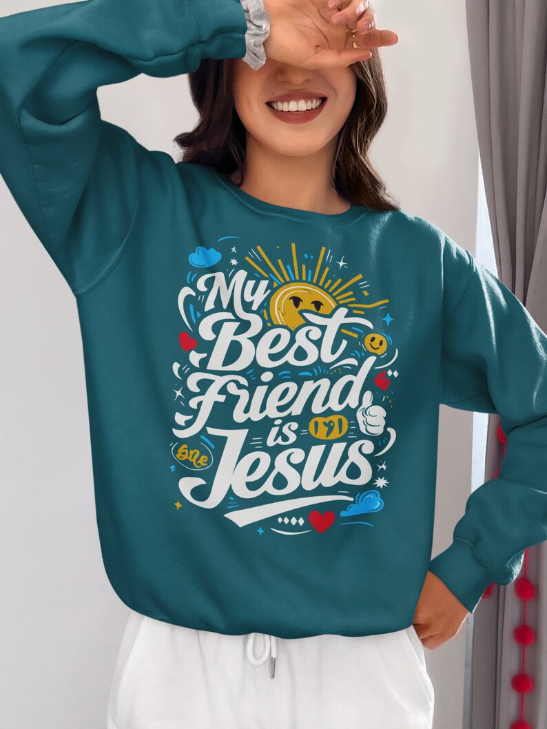 My Best Friend is JESUS, Christian Png Files for Cricut, Jesus Png ...