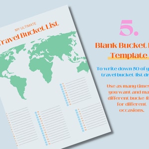 Ultimate Travel Bucket List Bundle Travel Poster Print Travel Gift for ...