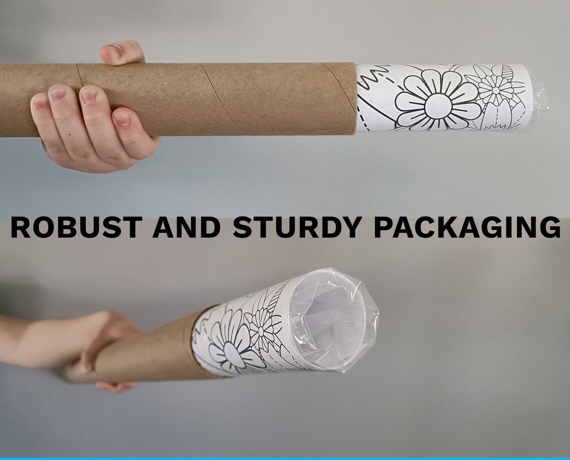 Giant Coloring Poster Adults & Kids - Fun Time for Families, Friends ...