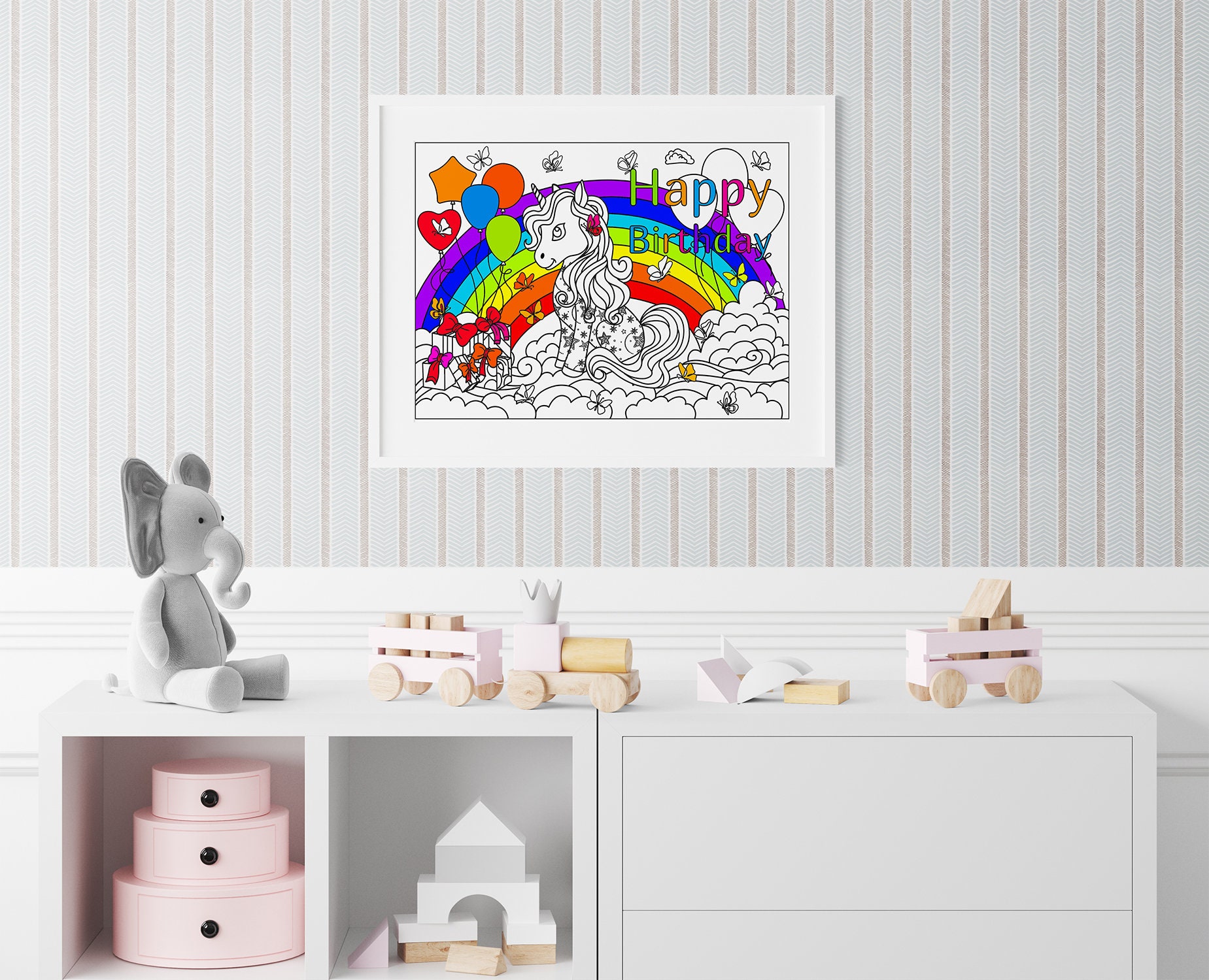 Giant Coloring Poster Adults & Kids - Fun Time for Families, Friends ...