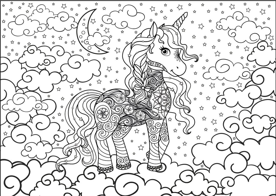 Giant Coloring Poster Adults & Kids - Fun Time for Families, Friends ...