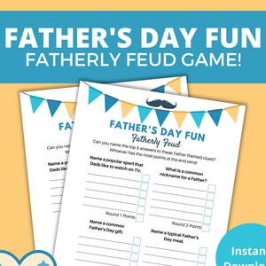 Printable Father's Day Game Finish the Phrase Party Activity for Dad ...