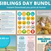 National Siblings Day Printable Bundle, National Siblings Day Prints ...