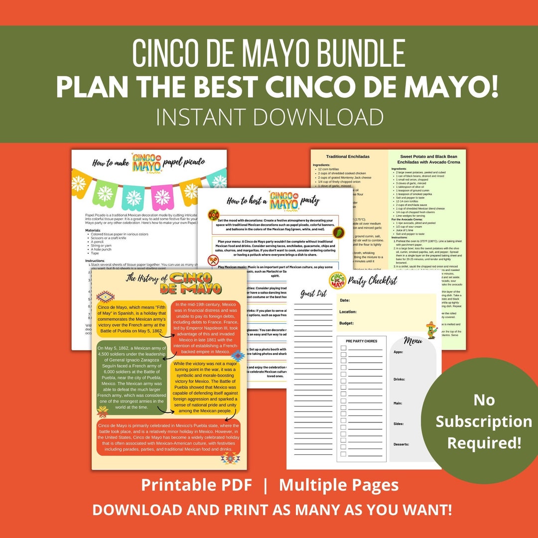 Cinco De Mayo Things to Do | Activity Planner | Mexican Holiday ...