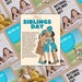 National Siblings Day Printable Bundle, National Siblings Day Prints ...