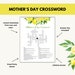 Printable Mother's Day Crossword Puzzle With Answers, Test Your ...