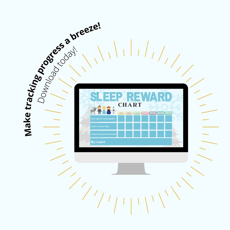 Sleep Reward Chart Frozen, Sleep Chart Toddler Template, Toddler ...
