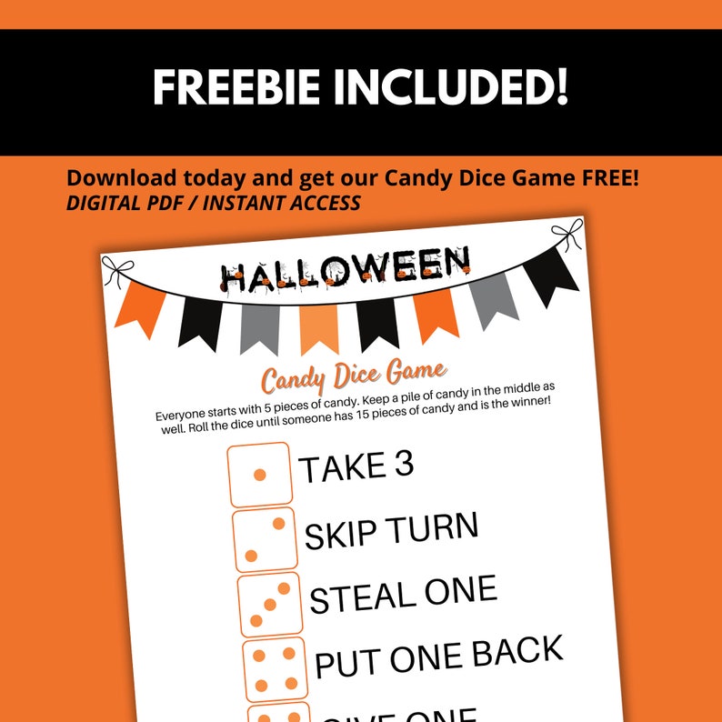 Printable Halloween Feud Game | Family Party Icebreaker (digital ...