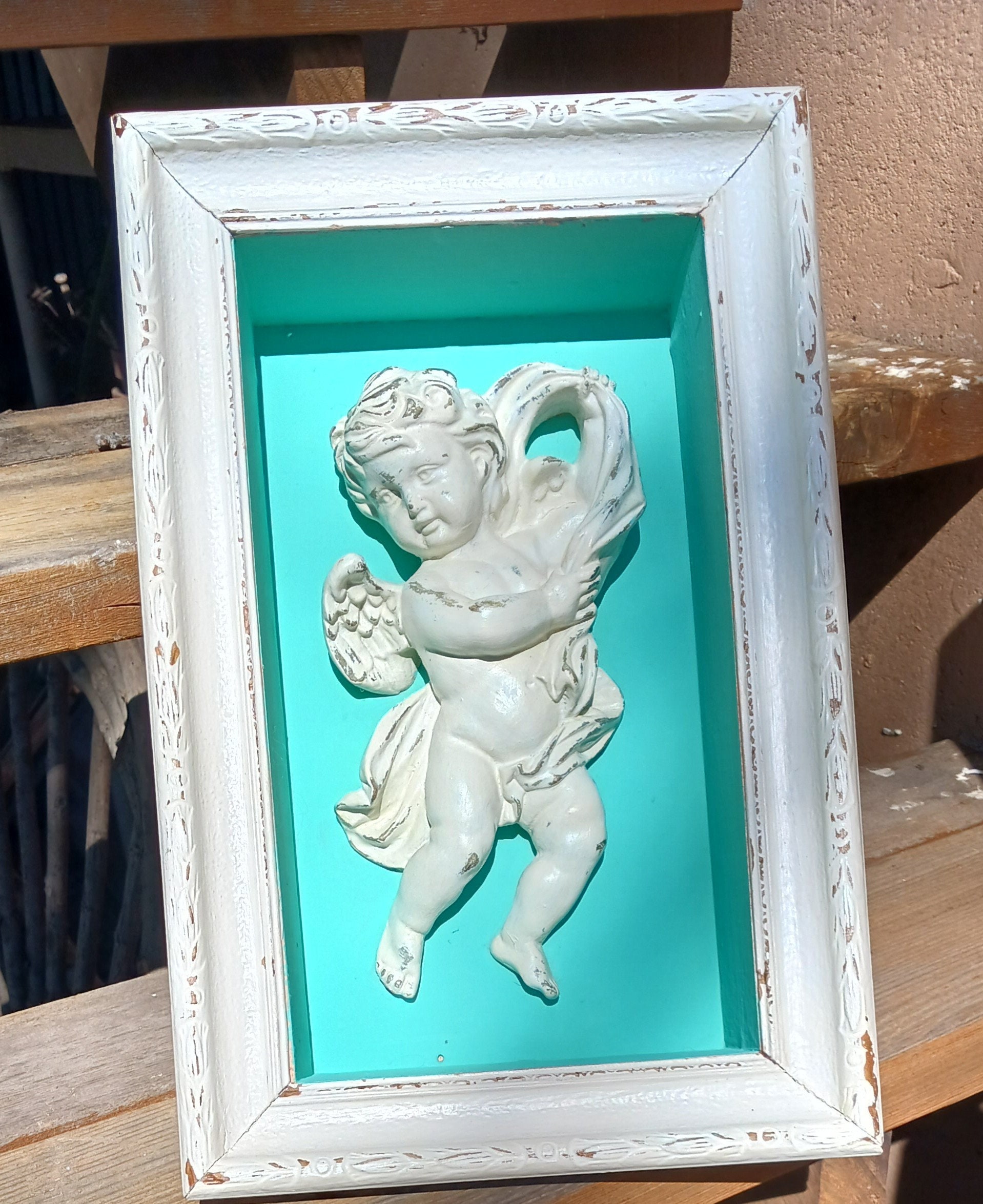 Vintage Wall Art Work / Angel - Etsy