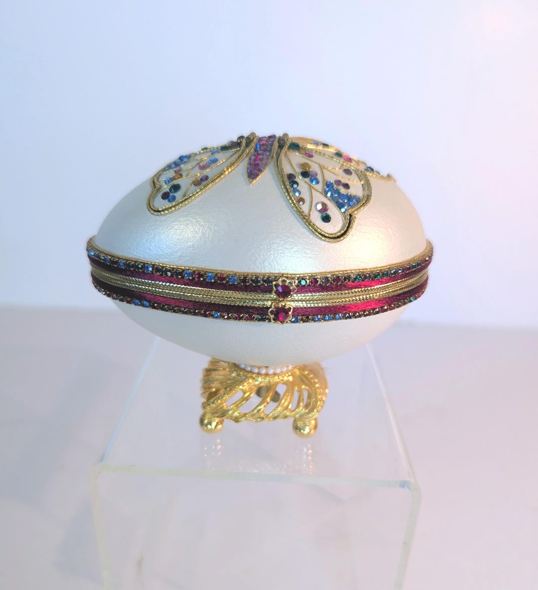 Decorative Egg / Music Box by Egg Fantasy - Etsy