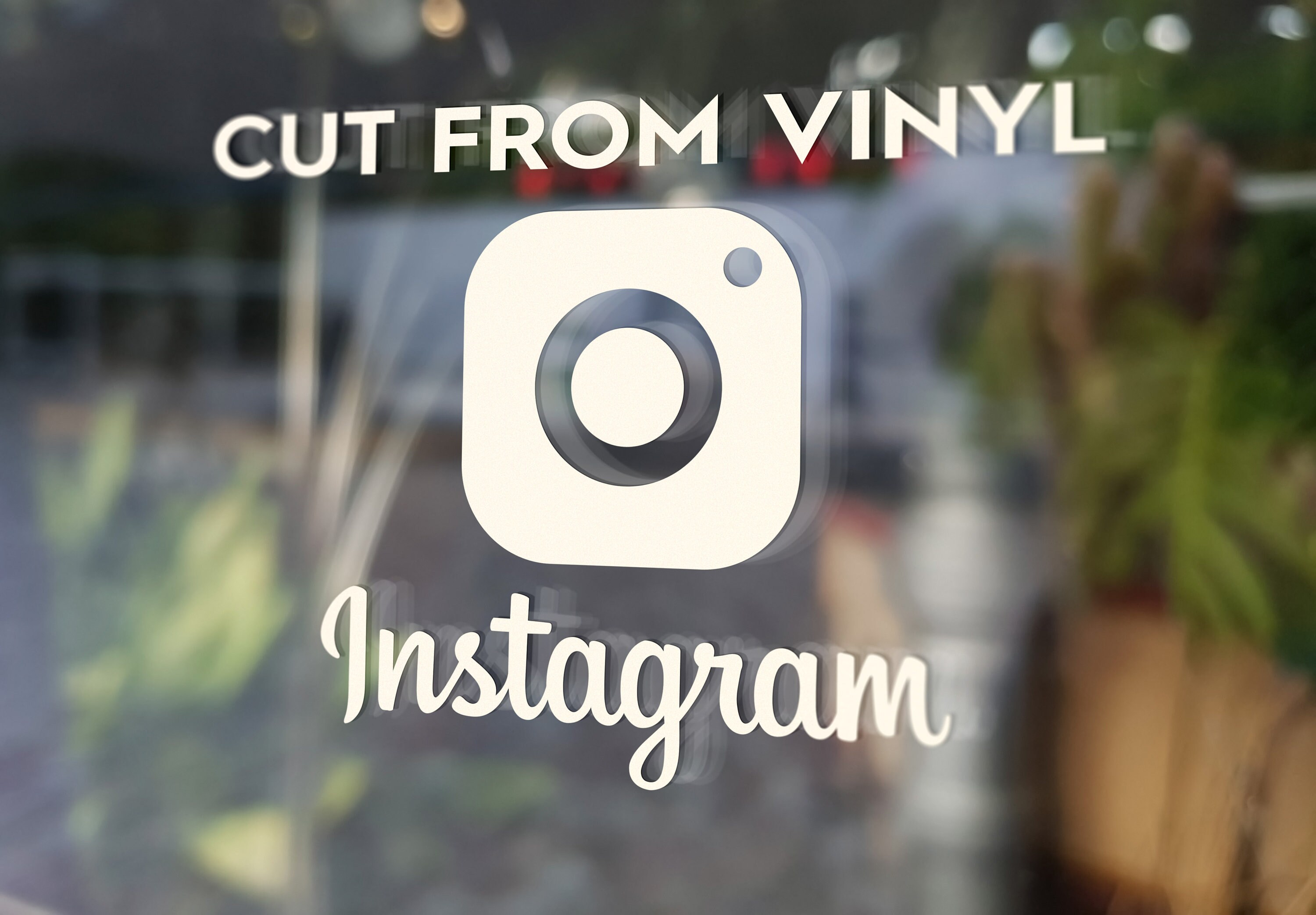 SIZEABLE Instagram Logo STL/3D File - Great for 3d Printers, Cnc ...