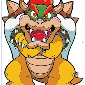 Bowser SVG, PNG, JPG Vector Files - Etsy