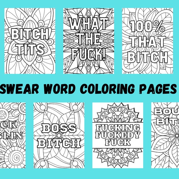 Adult Inappropriate Coloring Pages - Etsy