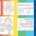 Instant Download LGBTQ Positive Affirmation Coloring Pages for Mental ...