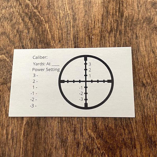 Shooting Card - Etsy
