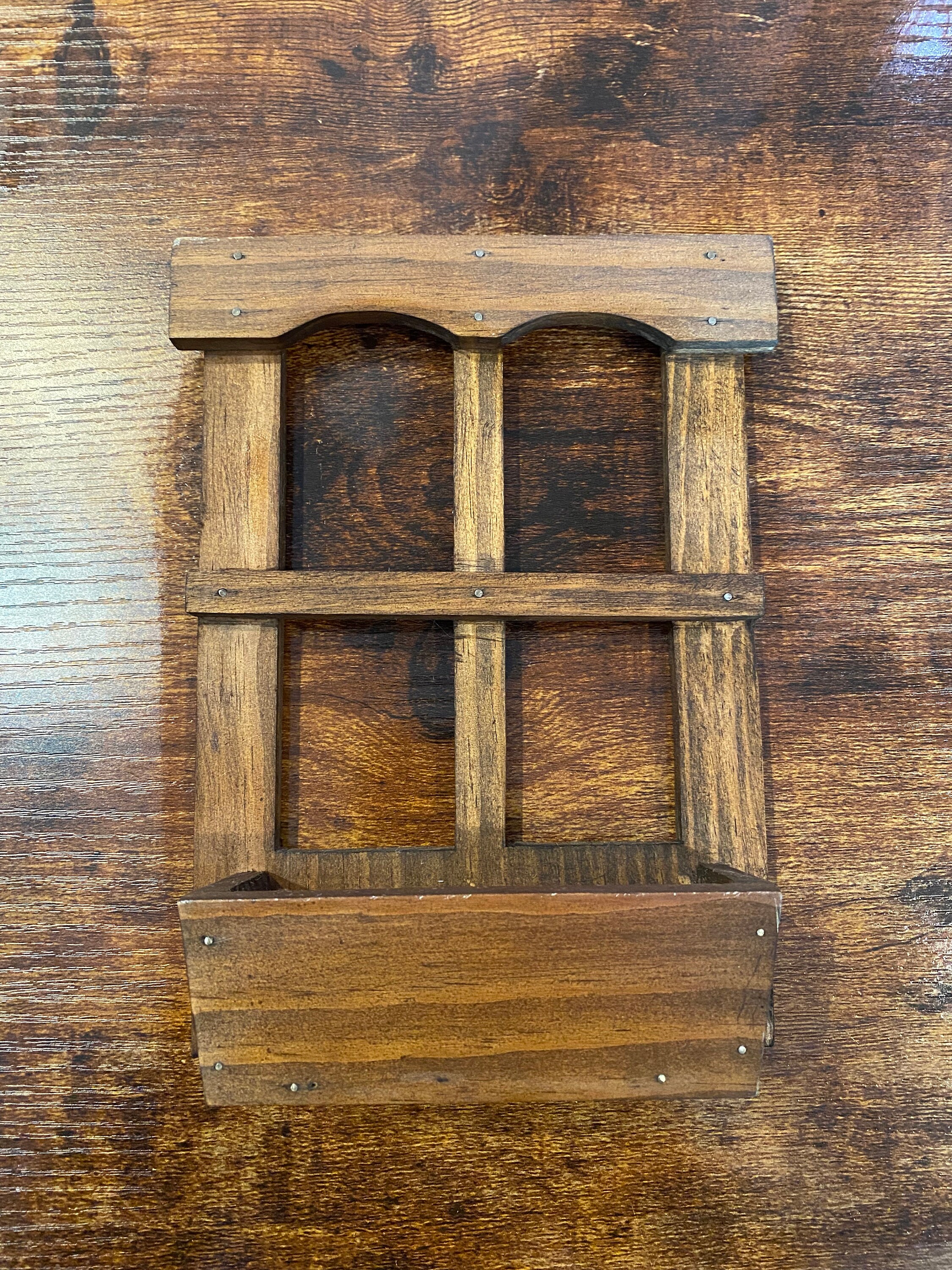 Cottagecore Wooden Miniature Window With Flower Box Vintage - Etsy