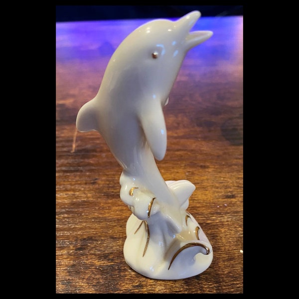 Porcelain Dolphin - Etsy