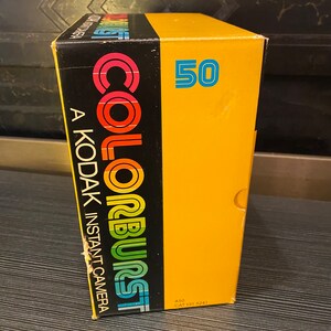 1970s Kodak Colorburst 50 Instant Camera NEW IN BOX - Etsy