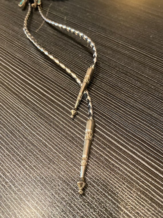 Antique Pewter & Turquoise Native American Kachina Bo… - Gem