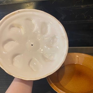 Vintage Over and Back Red Apple Ceramic Covered Pie Dish - Etsy